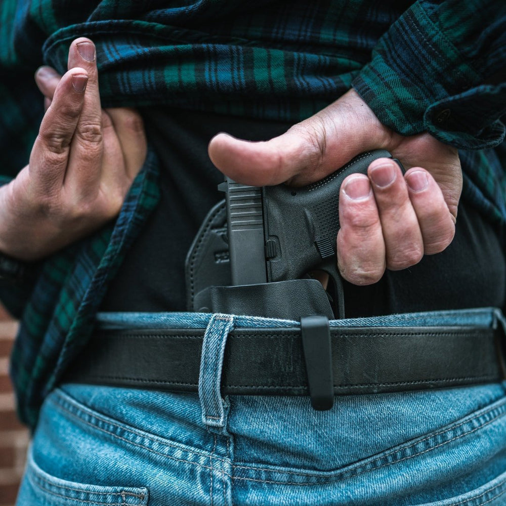 Glock Compatible - Fits Model 22 Gen 5 - Small of the Back Carry - Sin ...